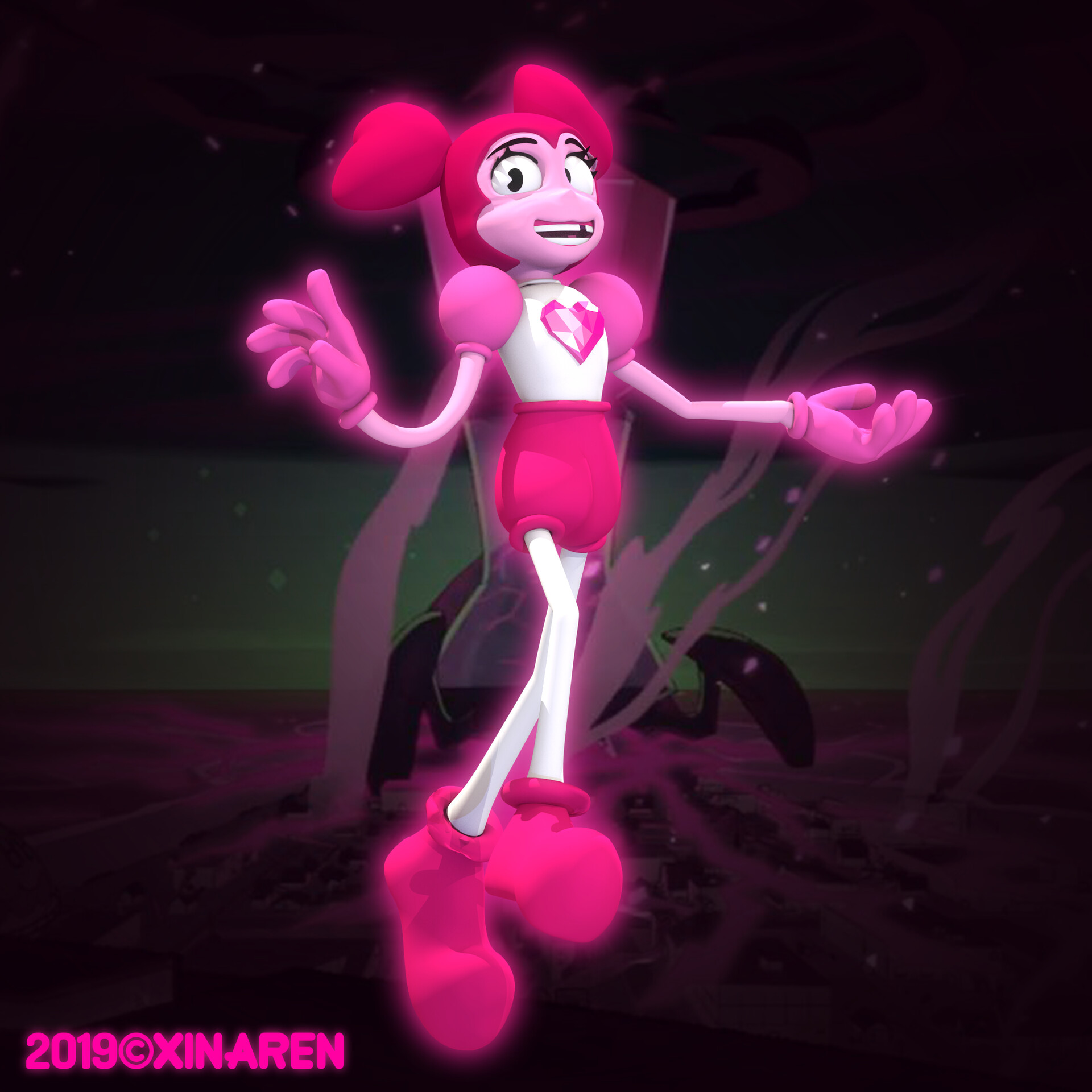 ArtStation - [Blender|SU] Best Friend Spinel!