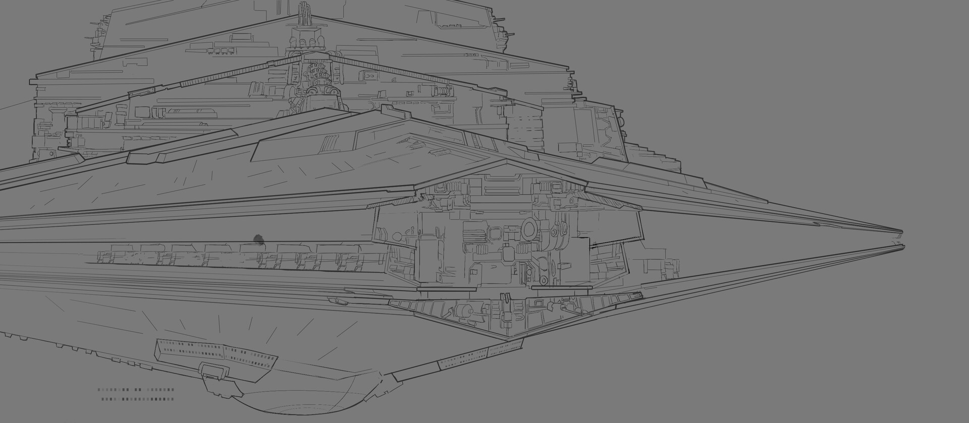 ArtStation - Linework: Star Destroyer