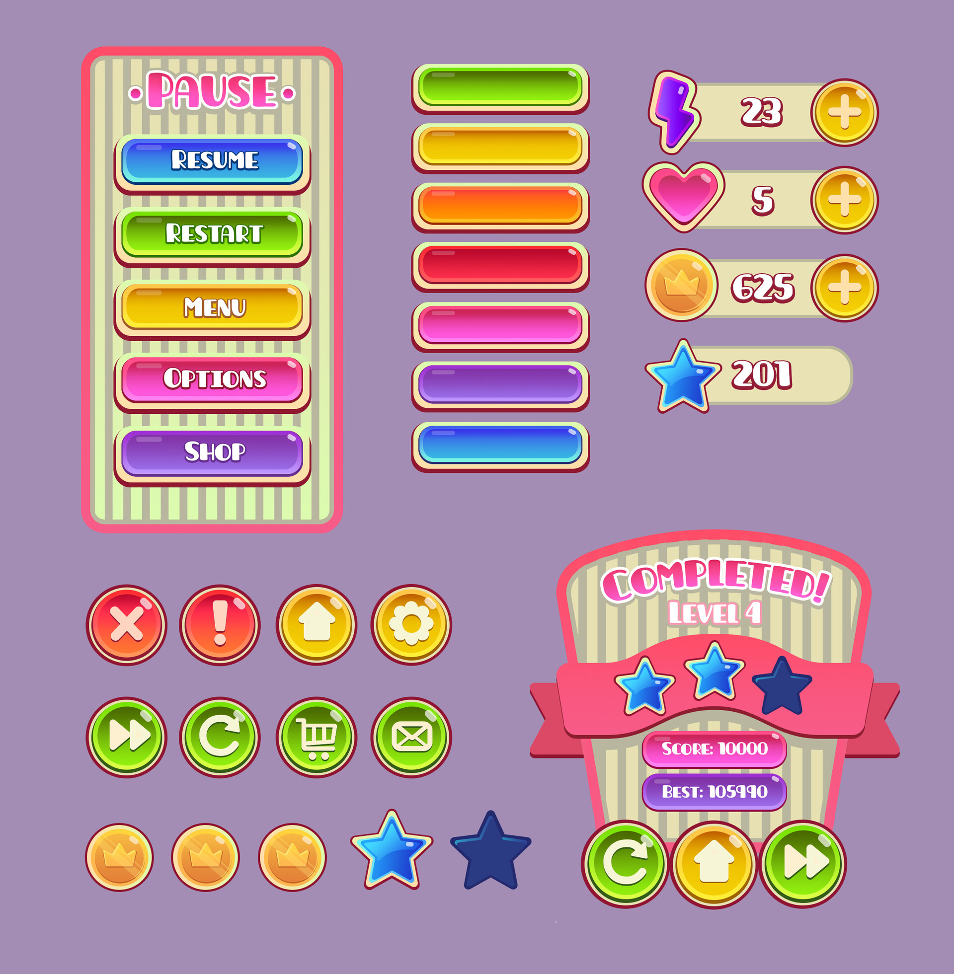 ArtStation - Cute UI