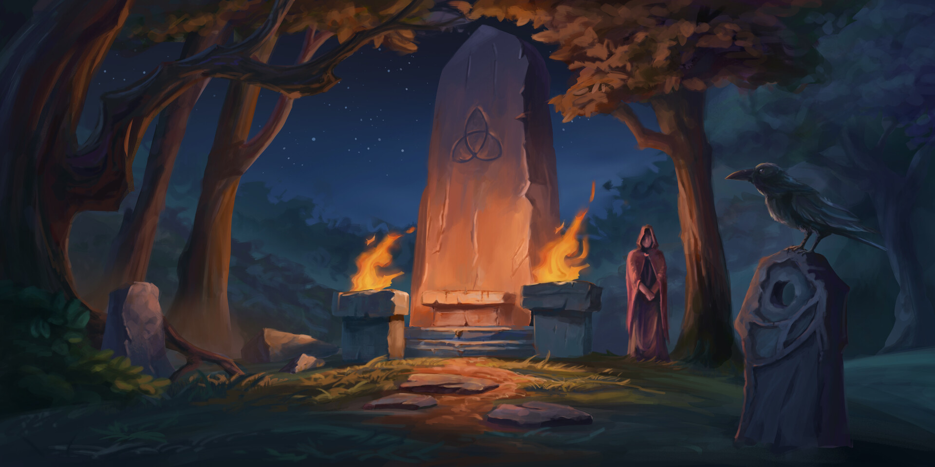 ArtStation - The Celtic shrine