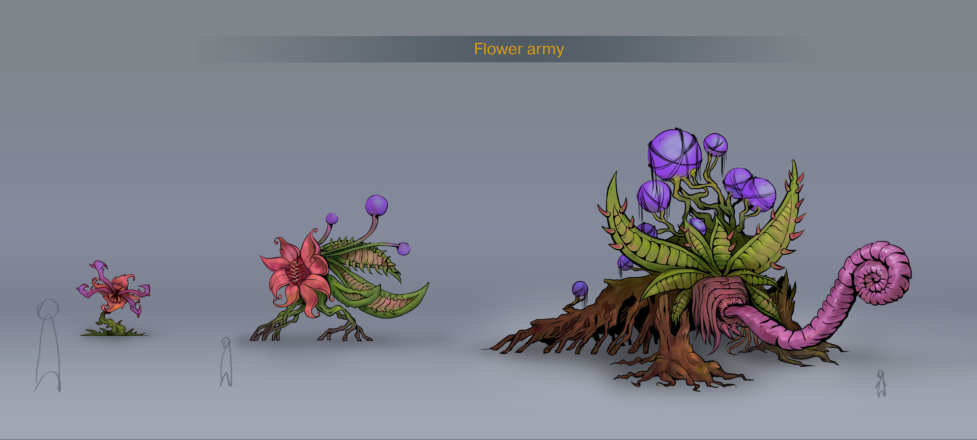 ArtStation - Flower army