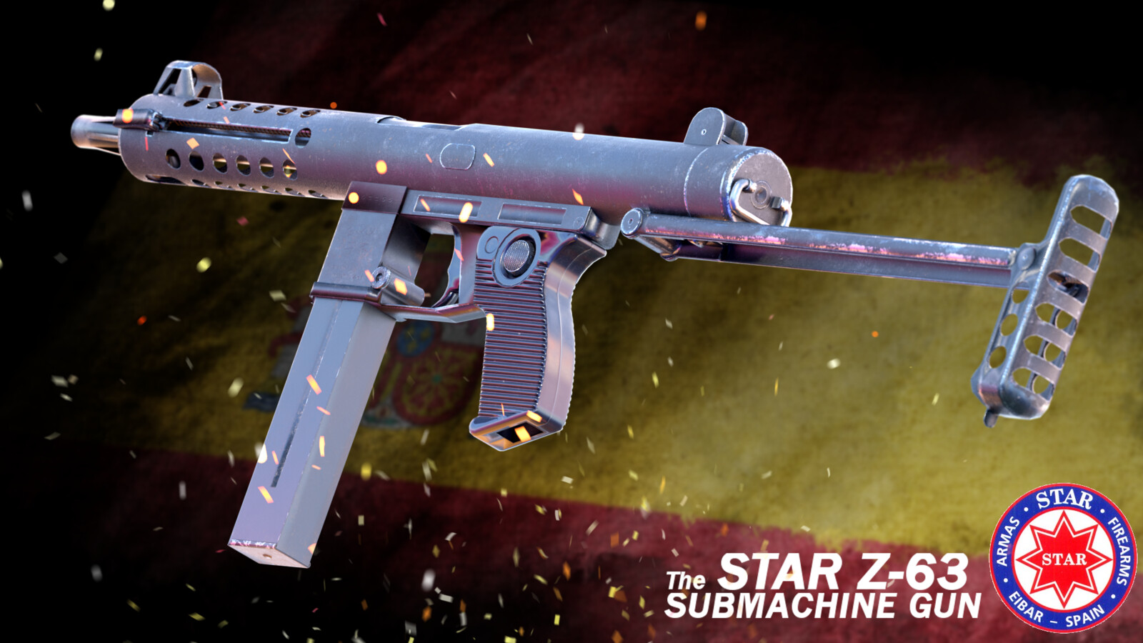 X - The Star Z-63 Submachine gun