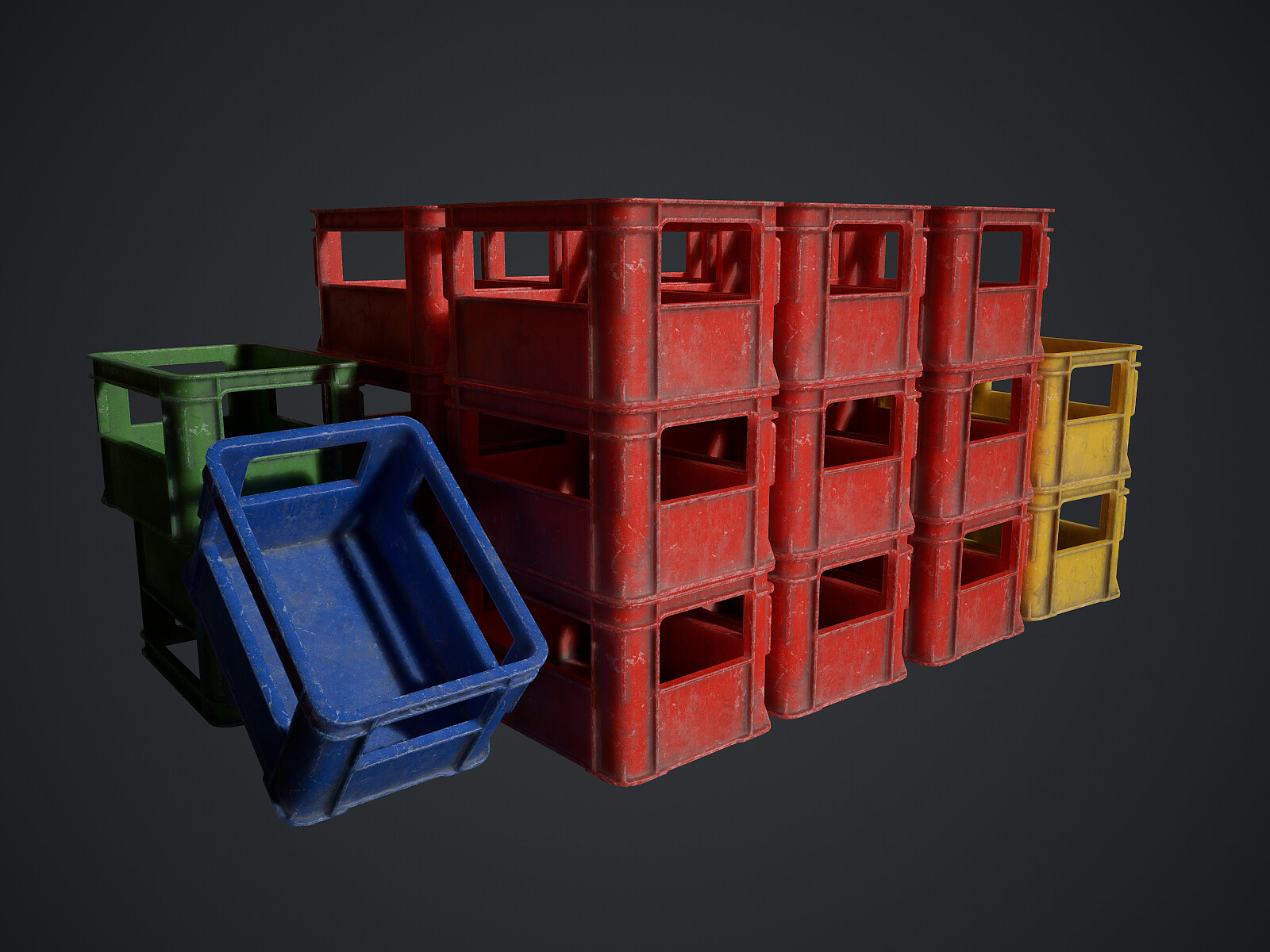 ArtStation - Plastic crates