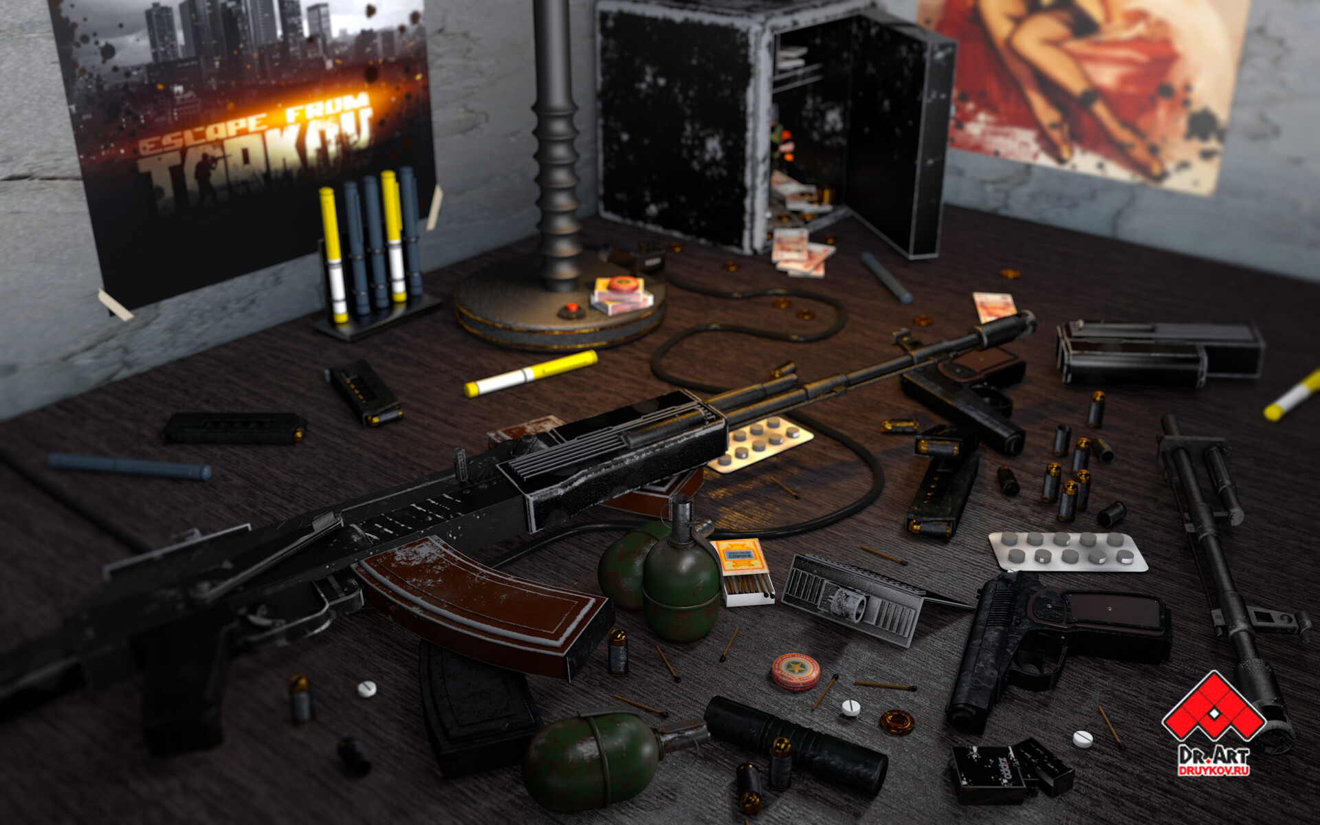 ArtStation - Фан Арт на тему EFT