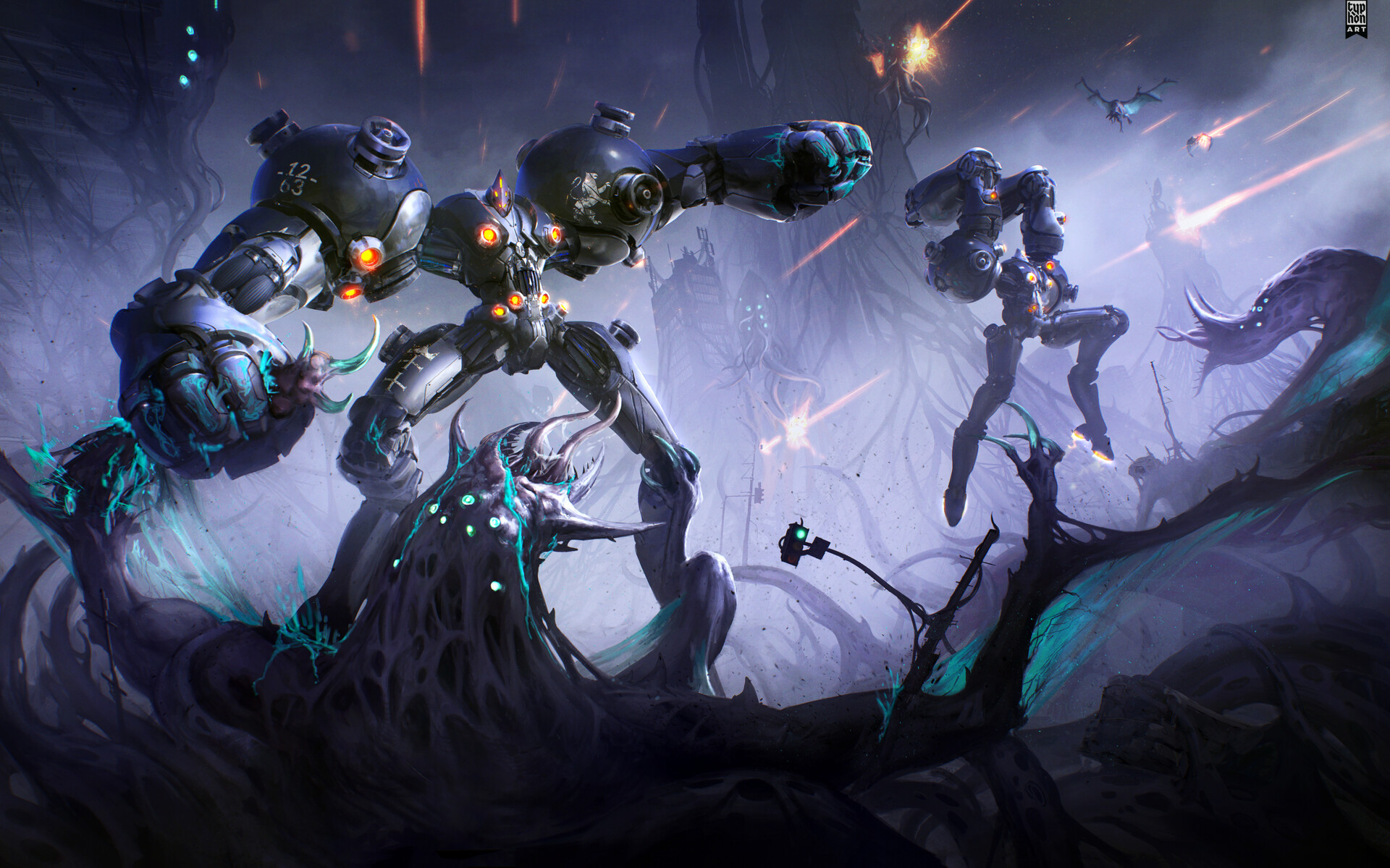 ArtStation - Pugilist Mecha