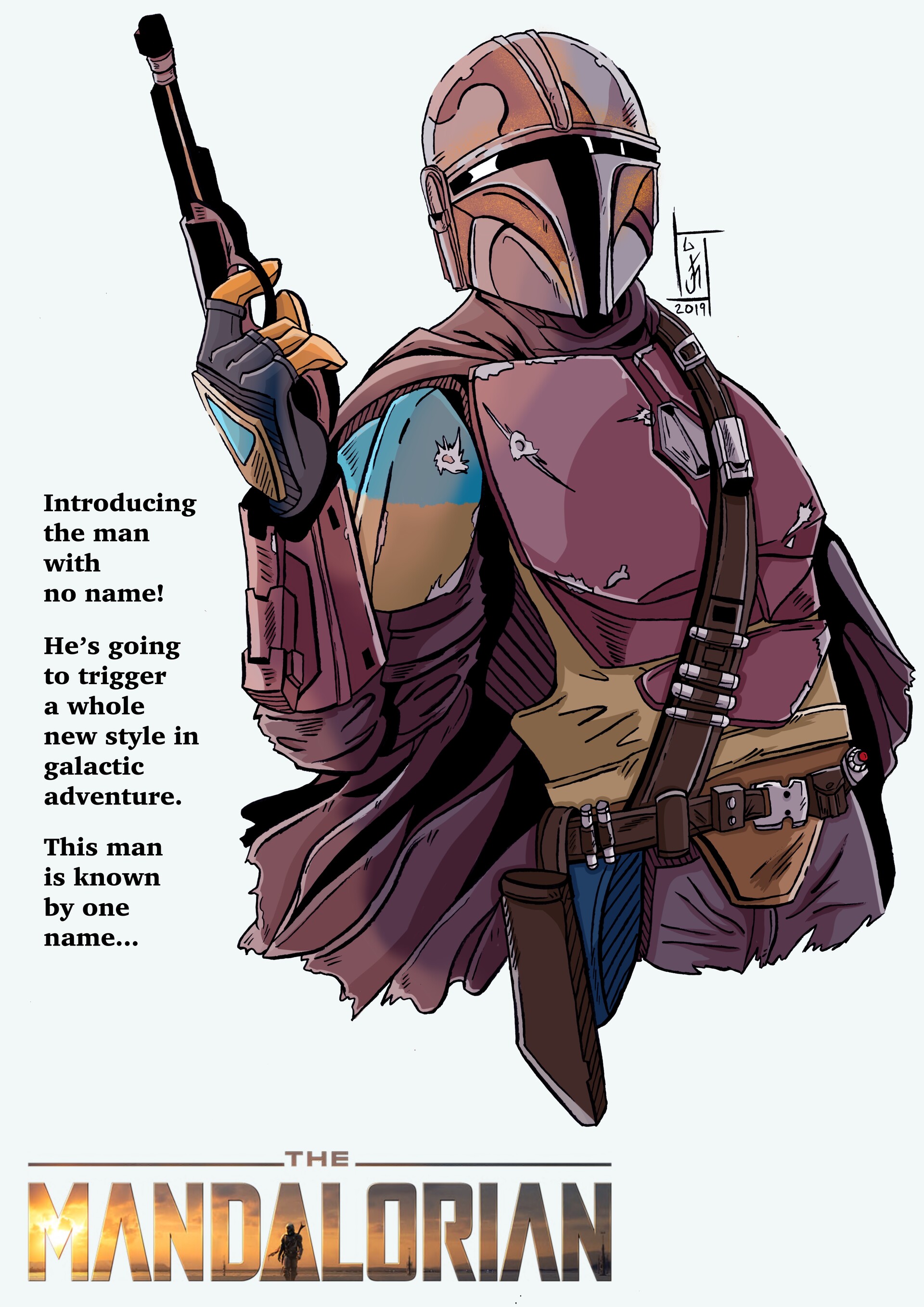 ArtStation - THE MANDO WITH NO NAME