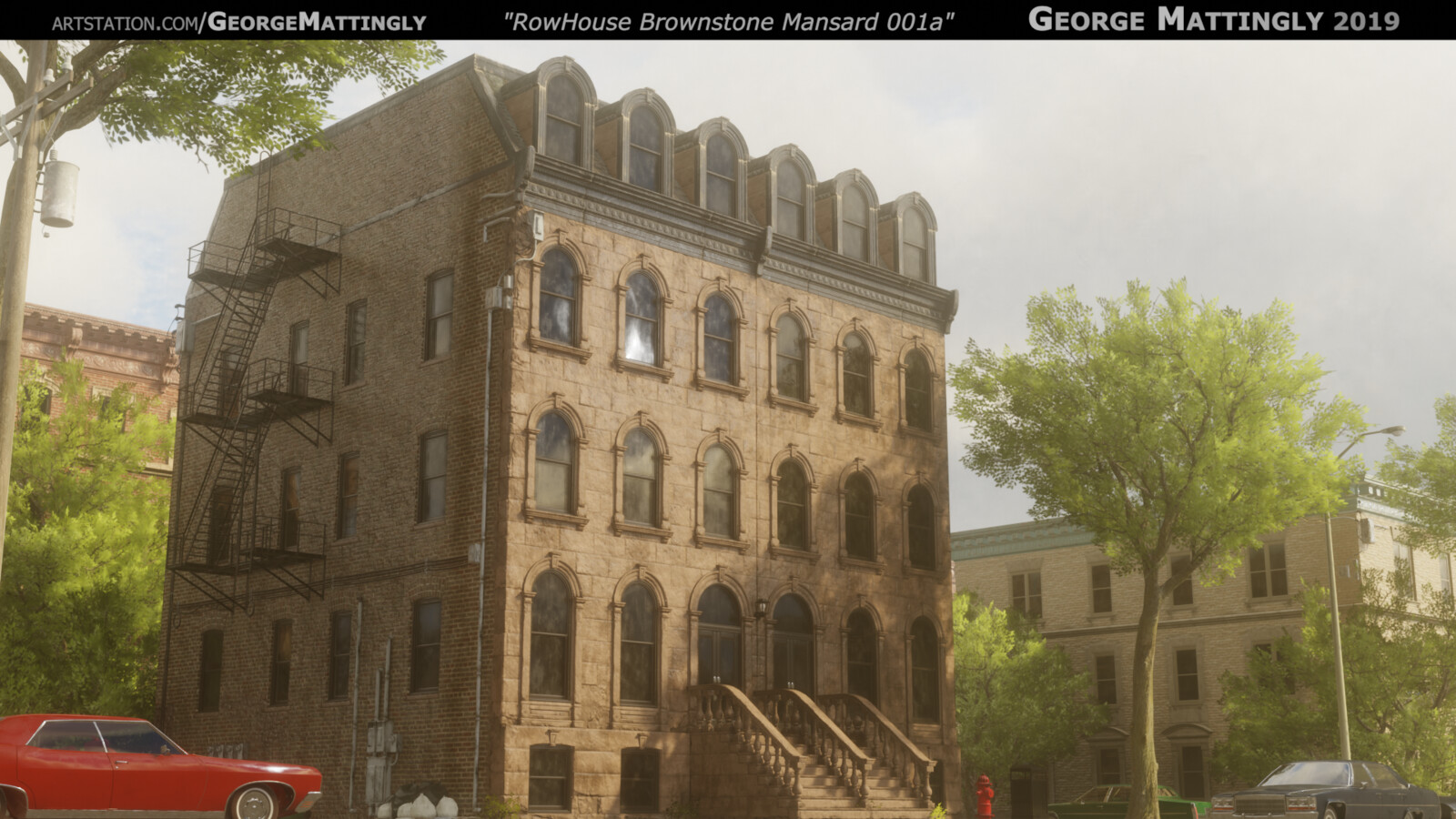 George Mattingly - Real-time PBR Environment Showcase: Brownstone ...