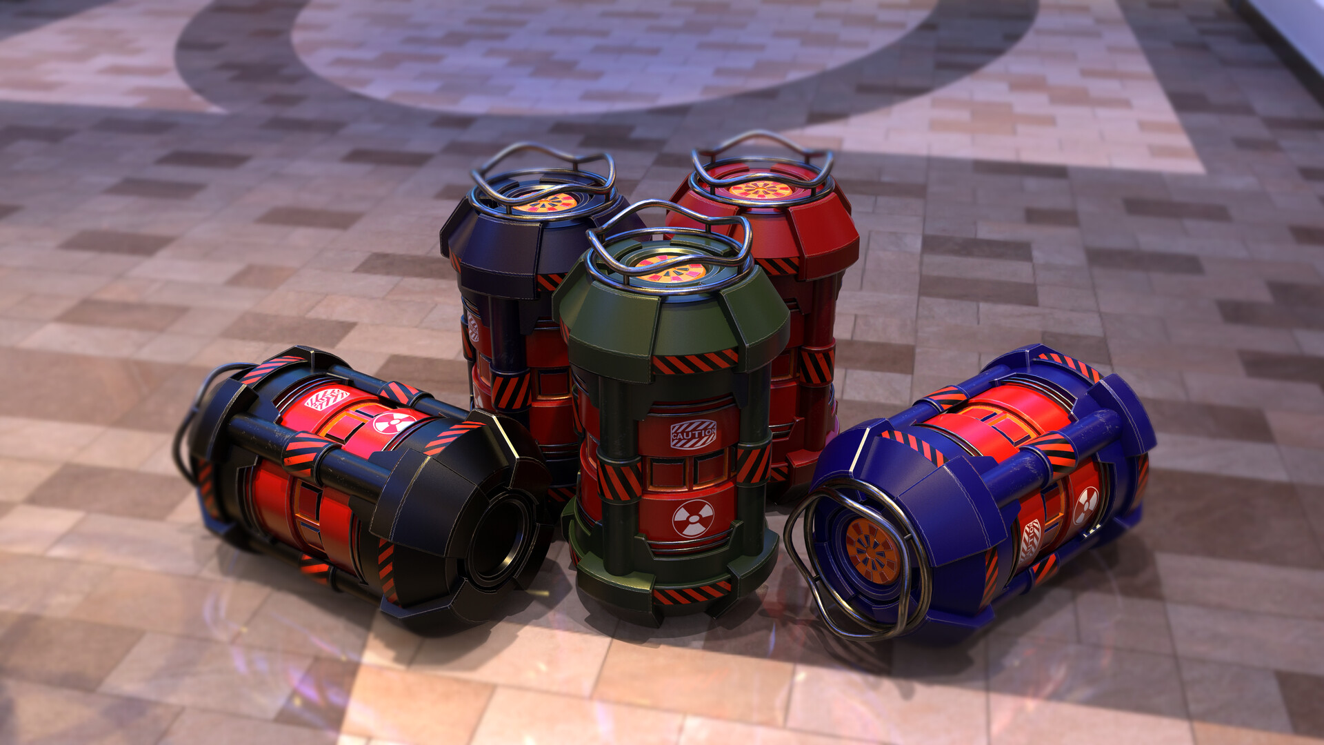 ArtStation - Sci-Fi Barrels