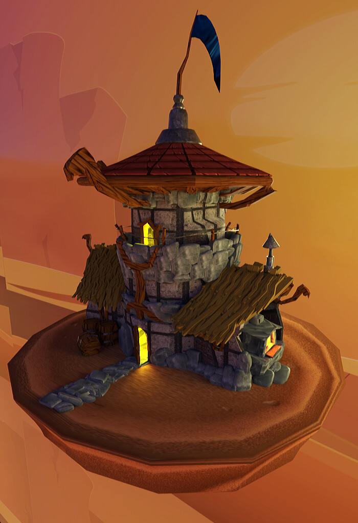 ArtStation - Stylized Hut