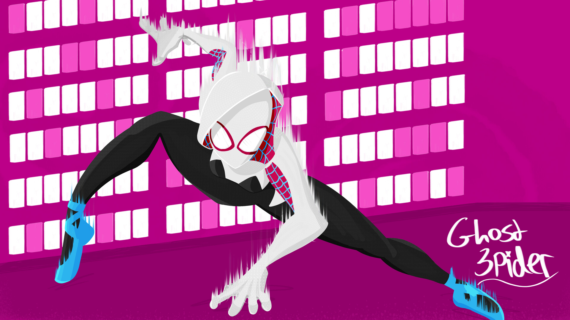 ArtStation - Ghost-Spider Test Illustration