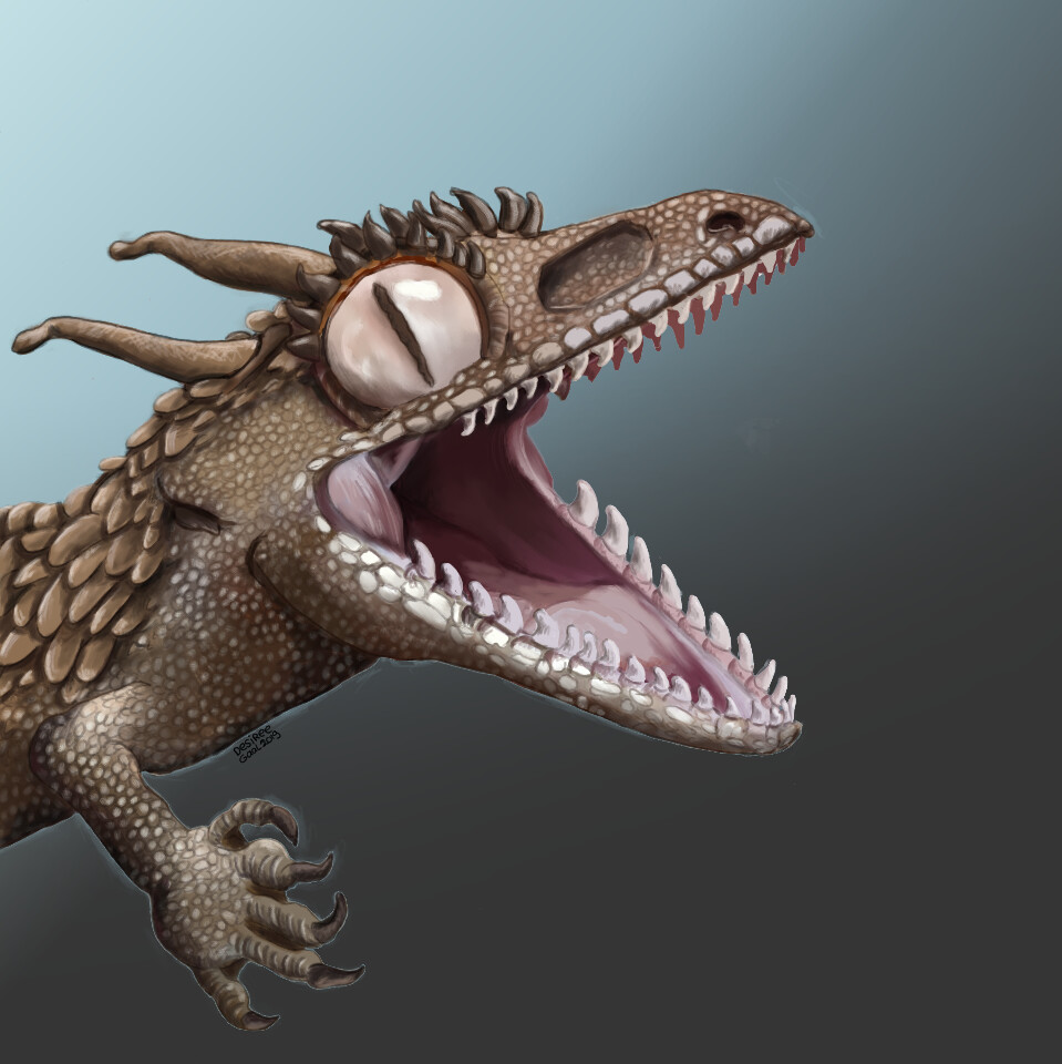 ArtStation - Crested gecko dragon