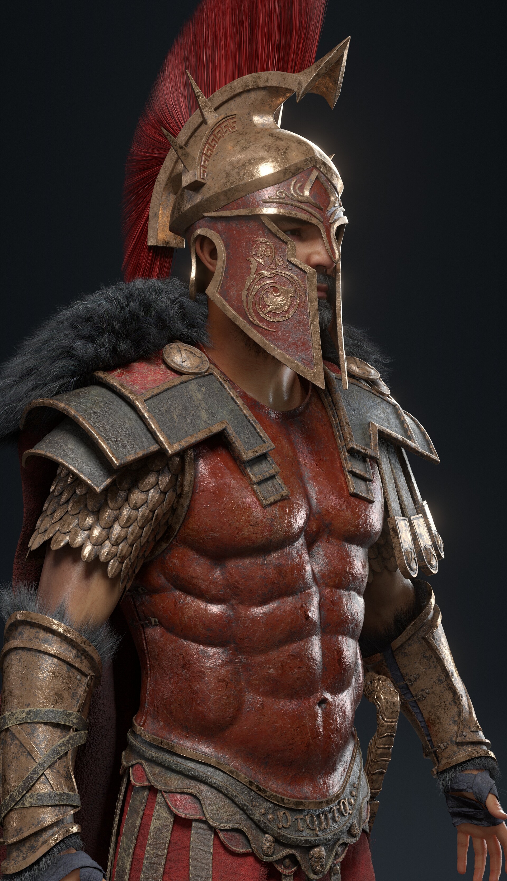 Mohamed Shaalan - Spartan War Hero - Assassin's Creed Odyssey(FanArt)