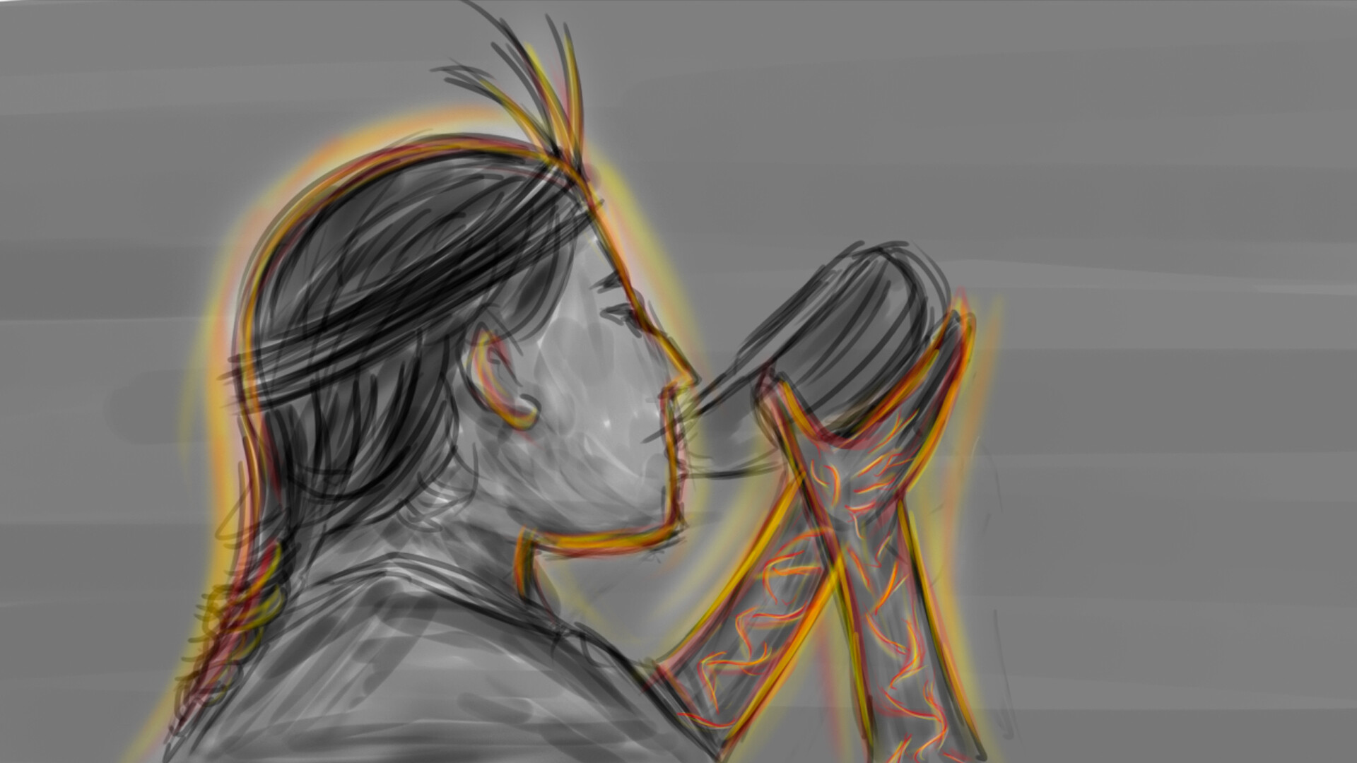 ArtStation - Proyect "Yachak" process