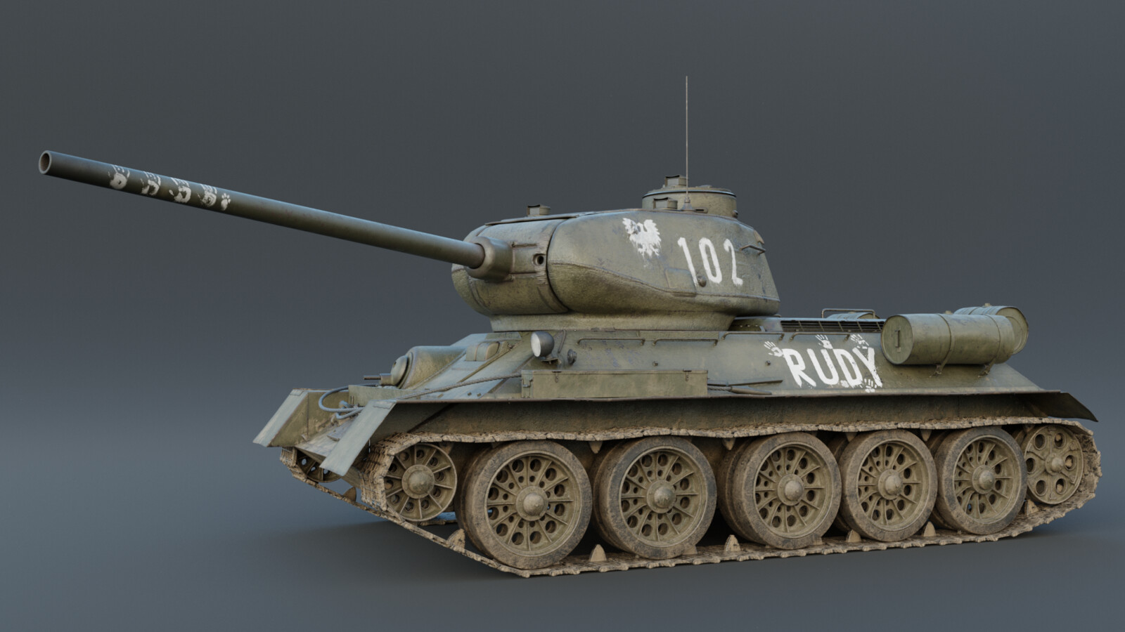 Paweł Opalach - T-34-85 "Rudy 102"