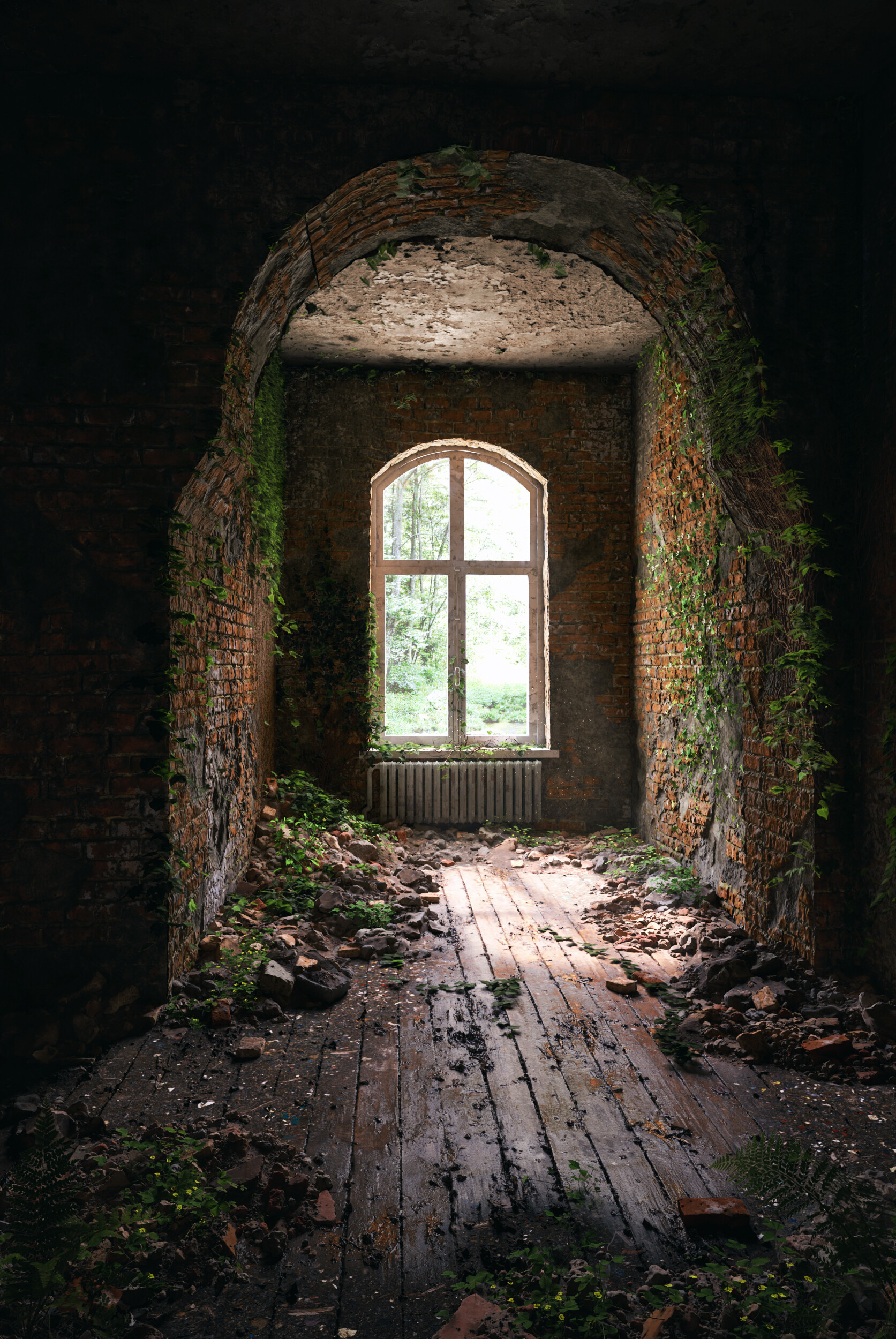 ArtStation - Ruined Interior