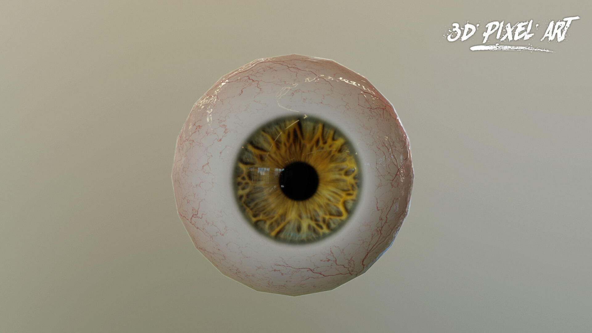 ArtStation - Low Poly 3D Eye