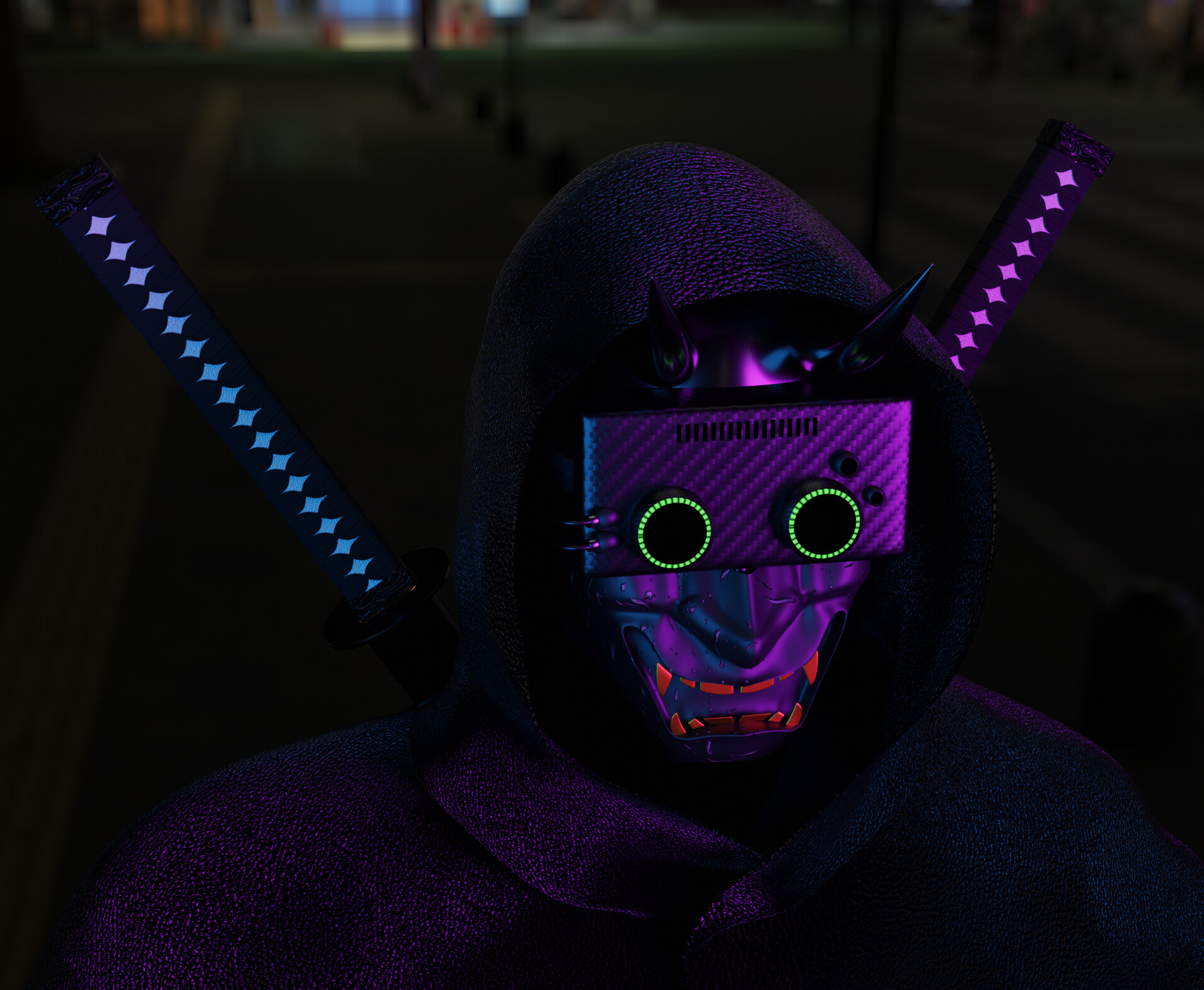 ArtStation - Cyberpunk Ninja