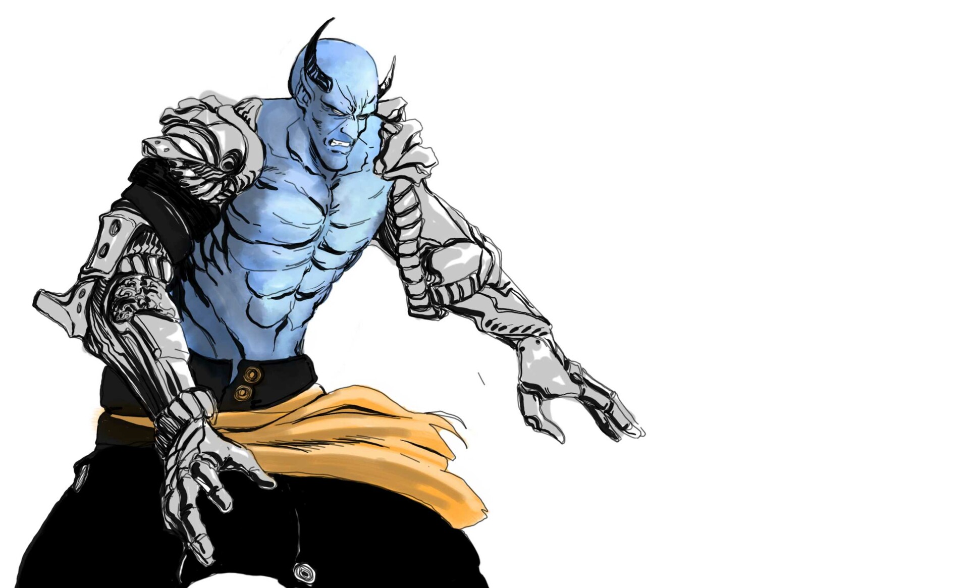 ArtStation - Blue Oni