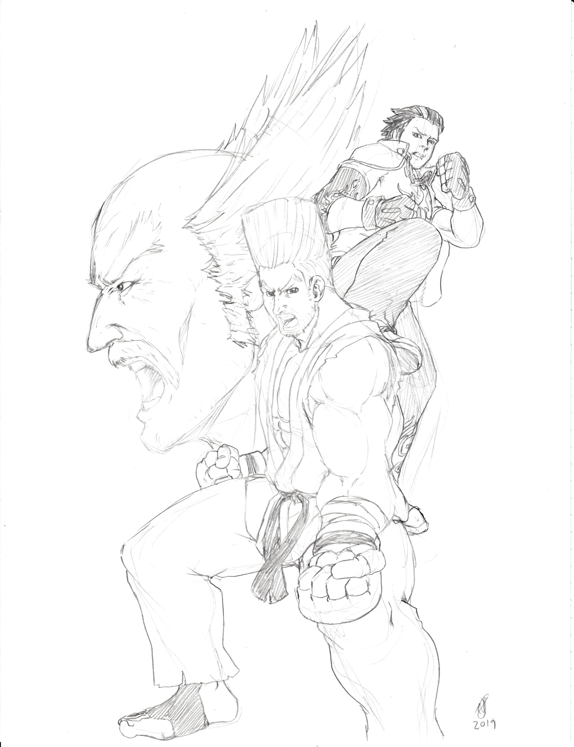 tekken coloring book