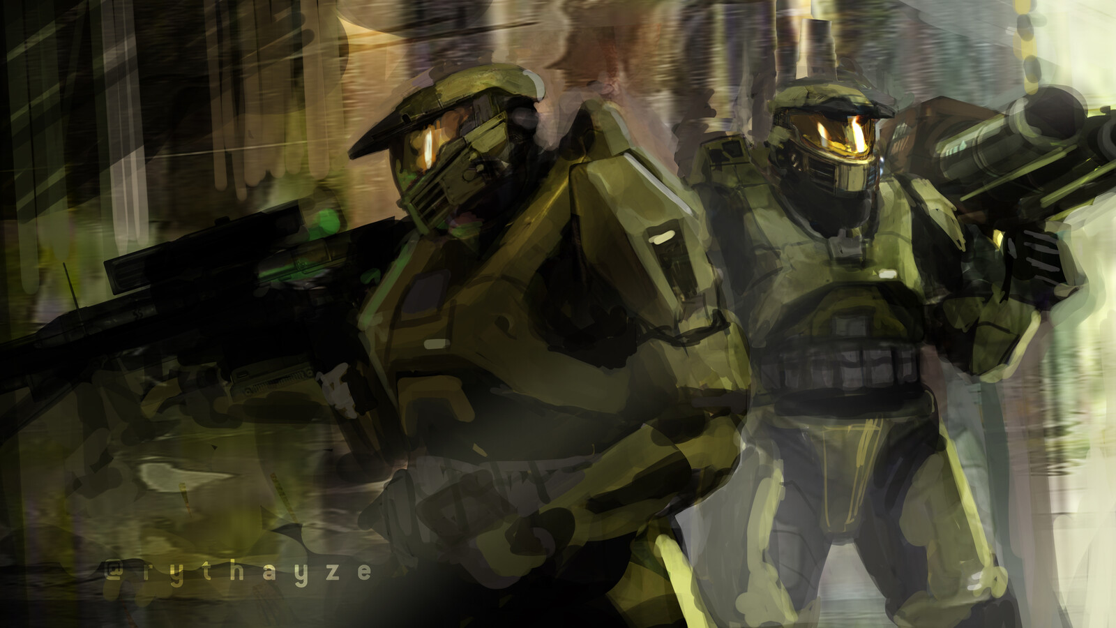 Rythaze - Halo fan illustrations