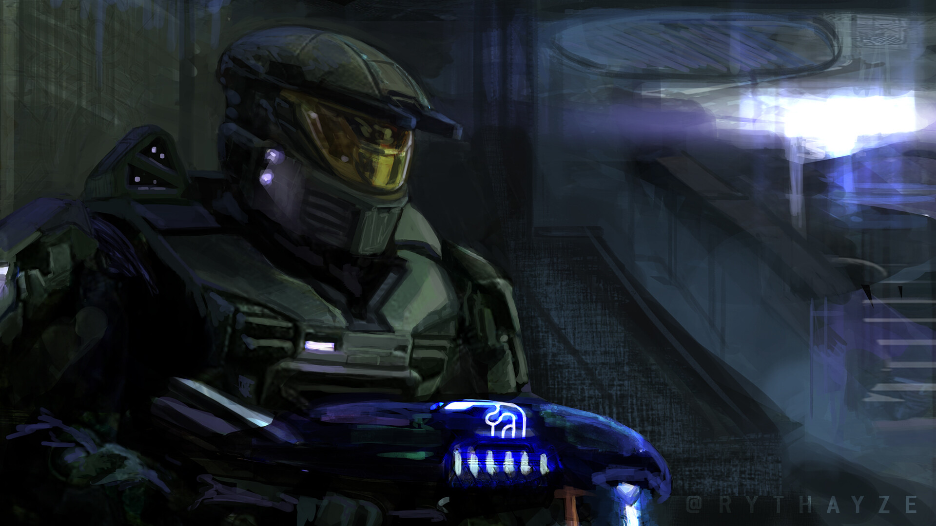 Rythaze - Halo fan illustrations