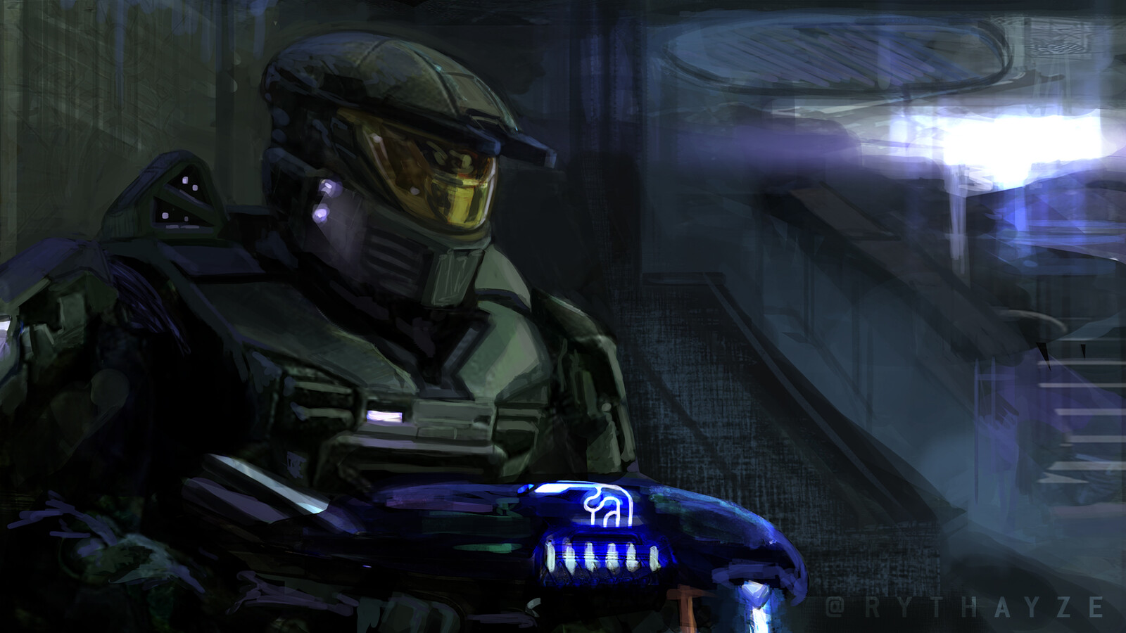 Rythaze - Halo fan illustrations