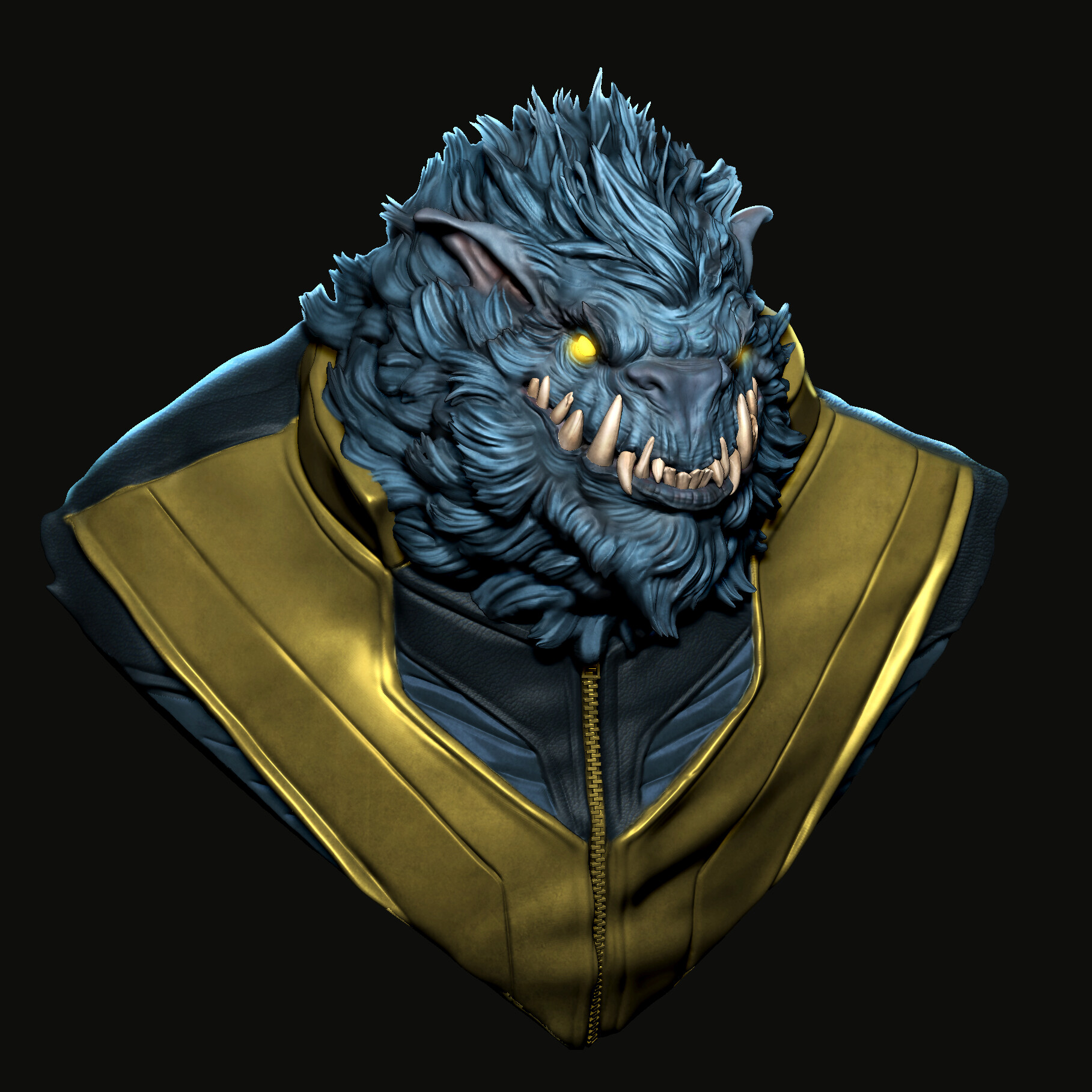 Roland Herran - Beast from X-Men.