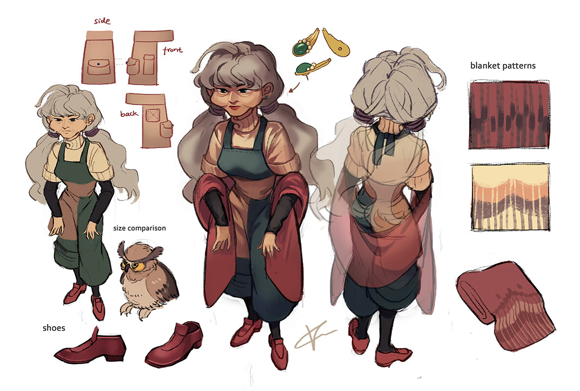 ArtStation - Character Design - Alison