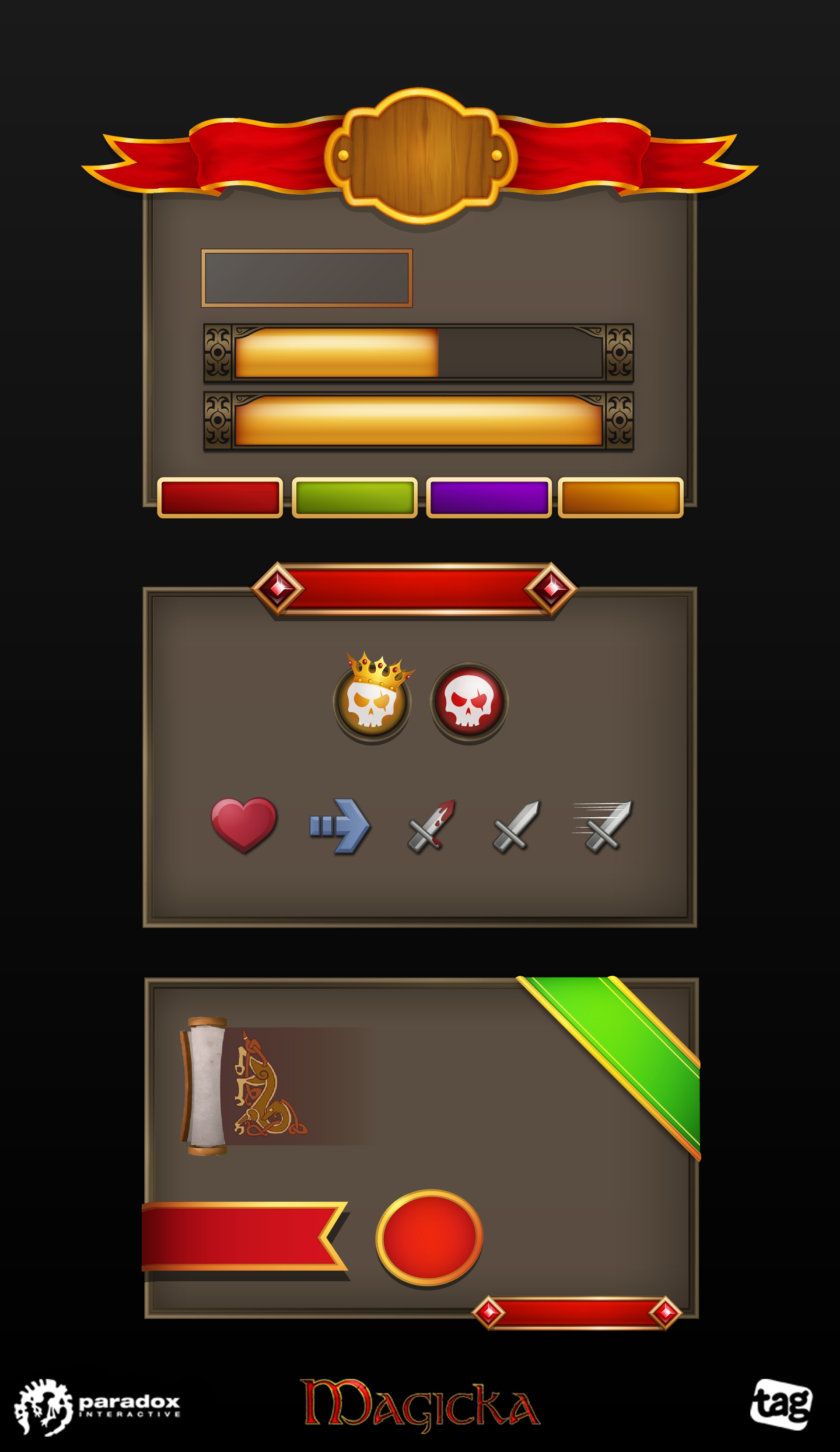 ArtStation - Magicka UI updates