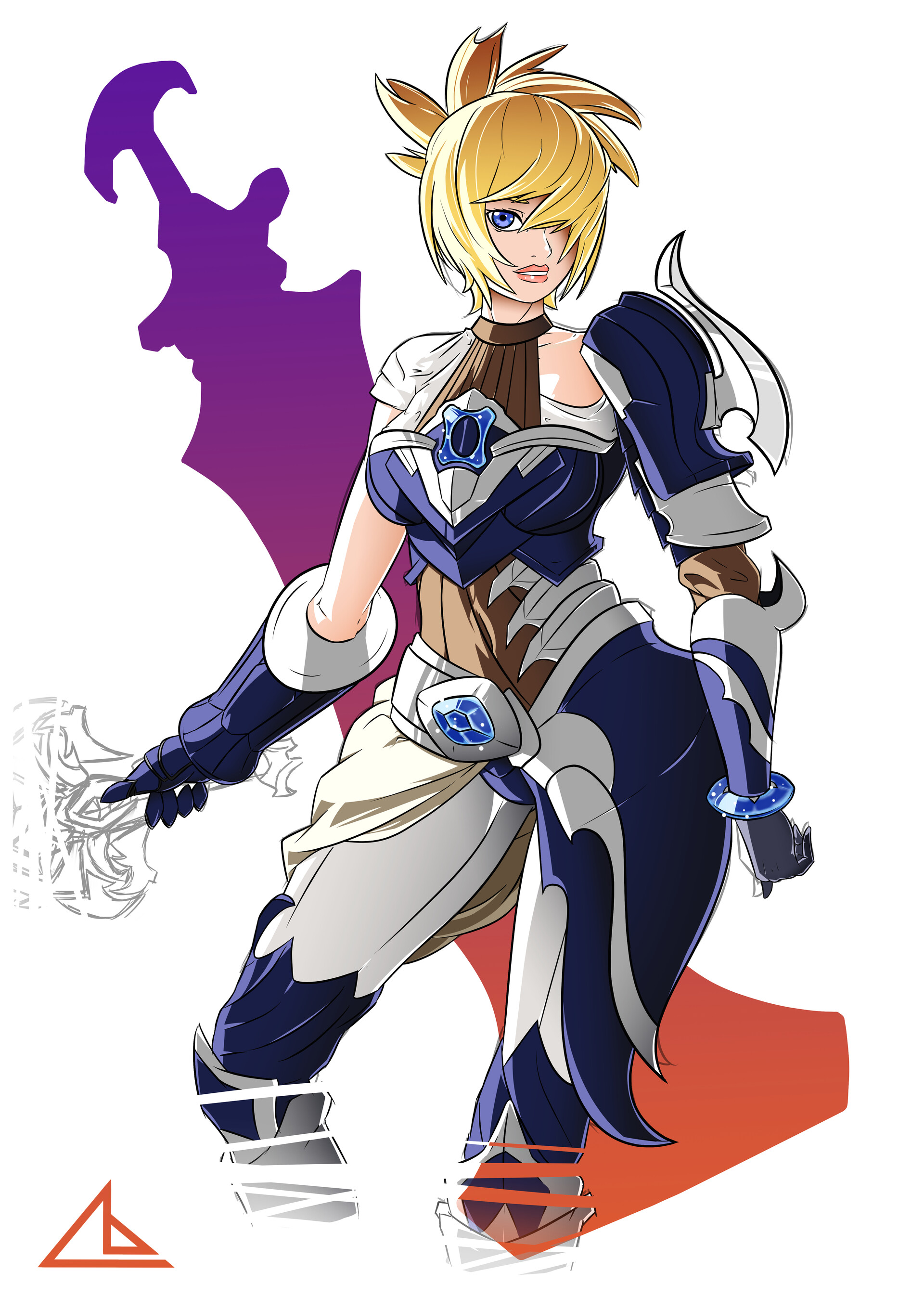 ArtStation - Riven LoL - Fanart