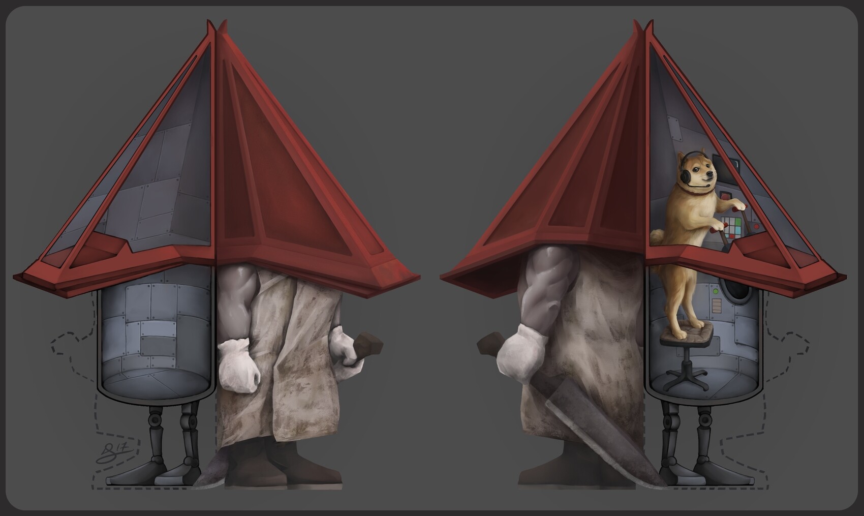 ArtStation - Pyramid dog