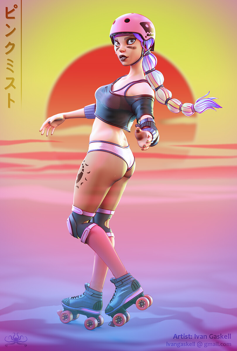 roller derby art