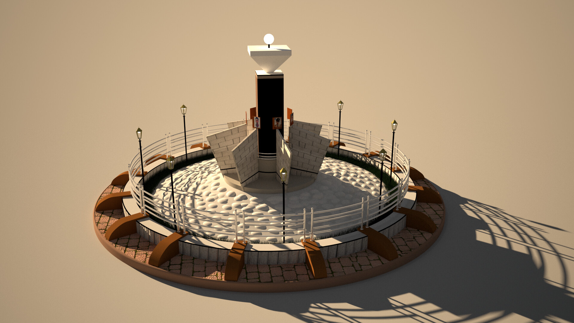 ArtStation - Roundabout Modeling Reference Modeling