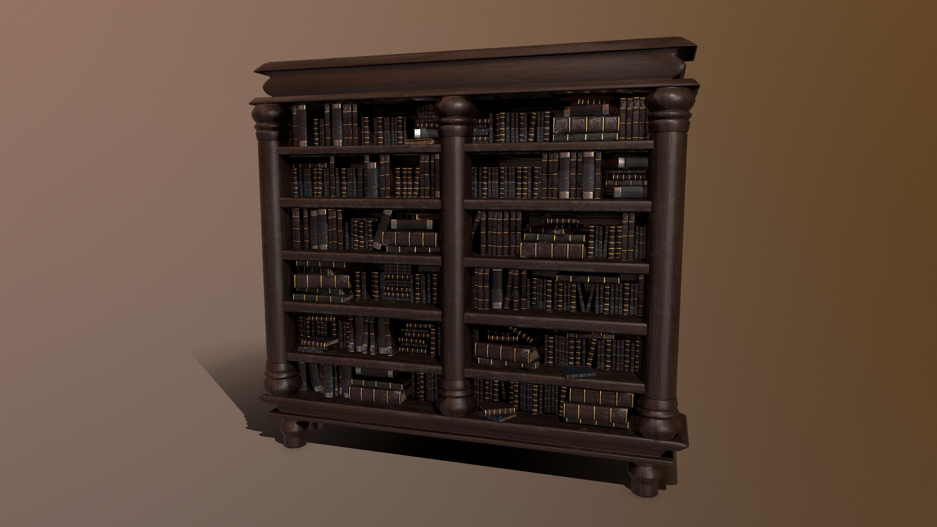ArtStation - Bookshelves - Prop