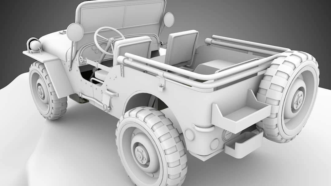 ArtStation - Jeep model