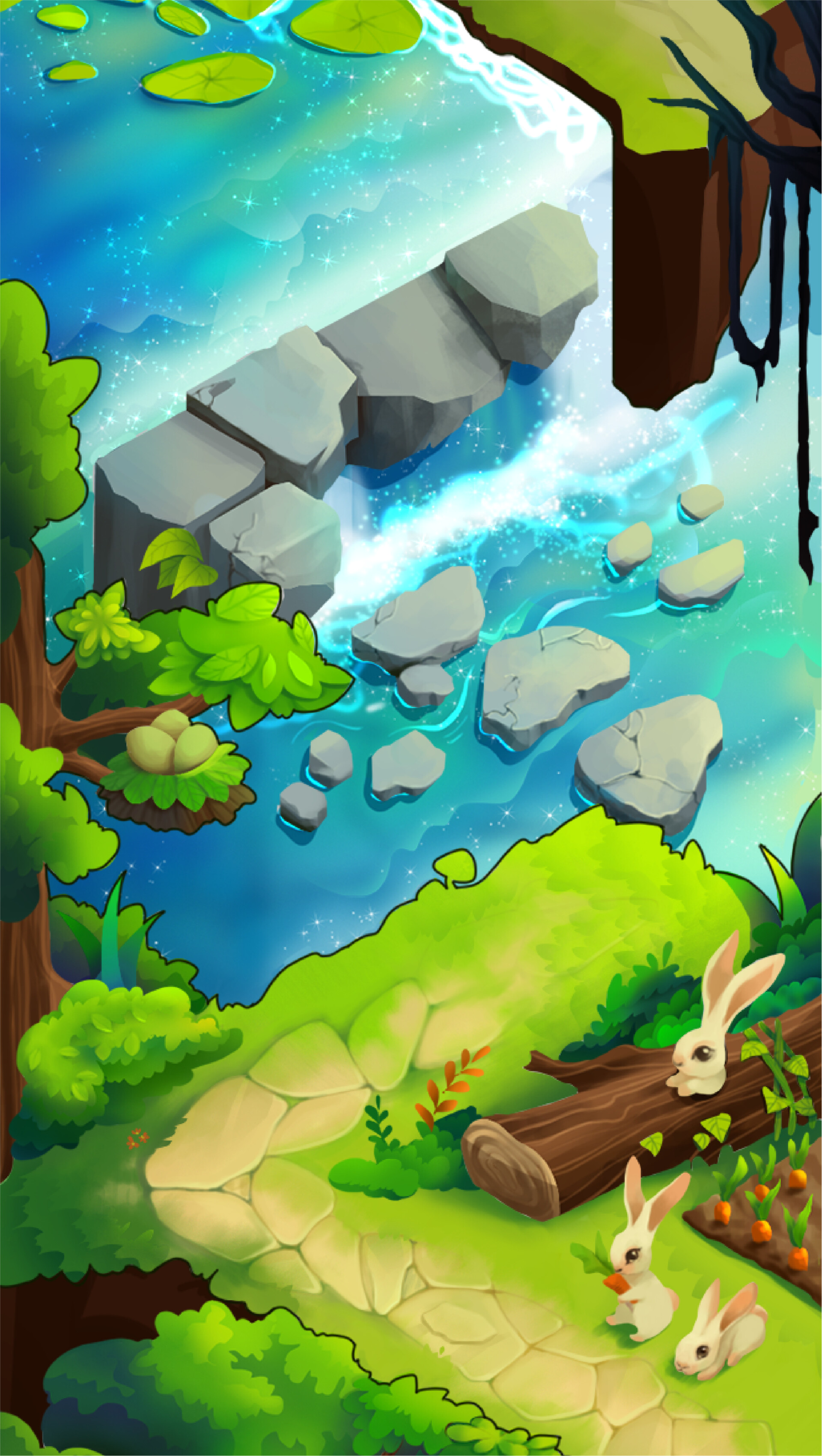 Pinkpearl Dinh - Jungle's Maze Background