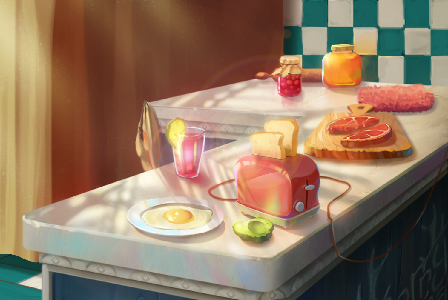 ArtStation - breakfast