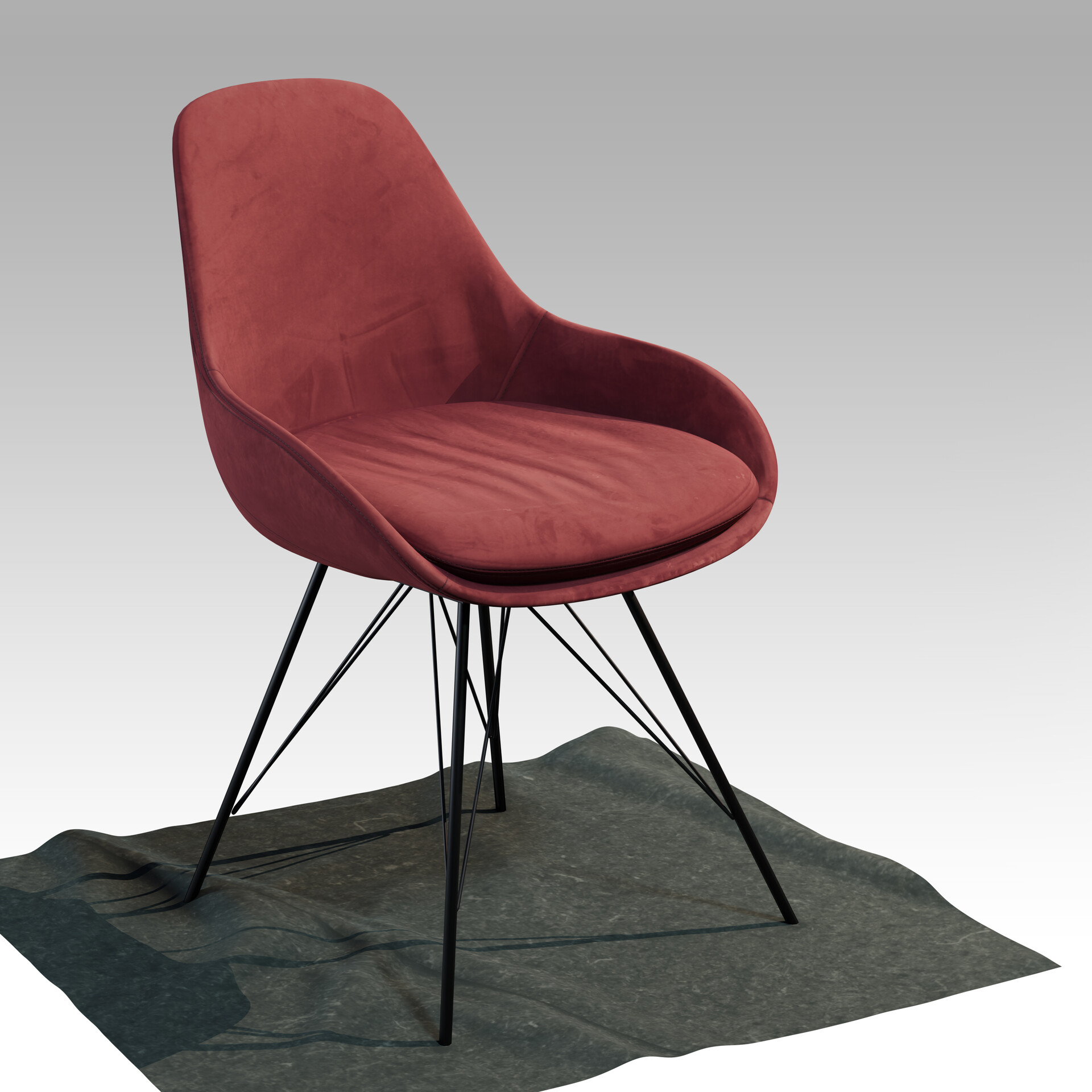 ArtStation - Red chair