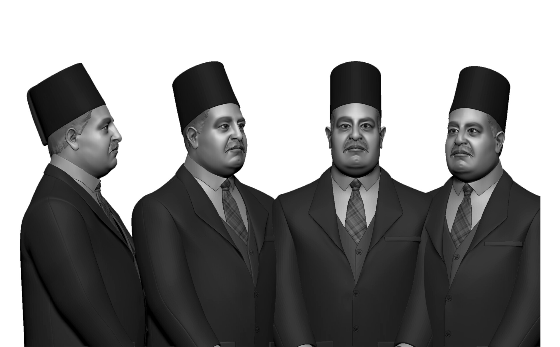 Ahmed Barakat - Talaat Harb Pasha VR Model