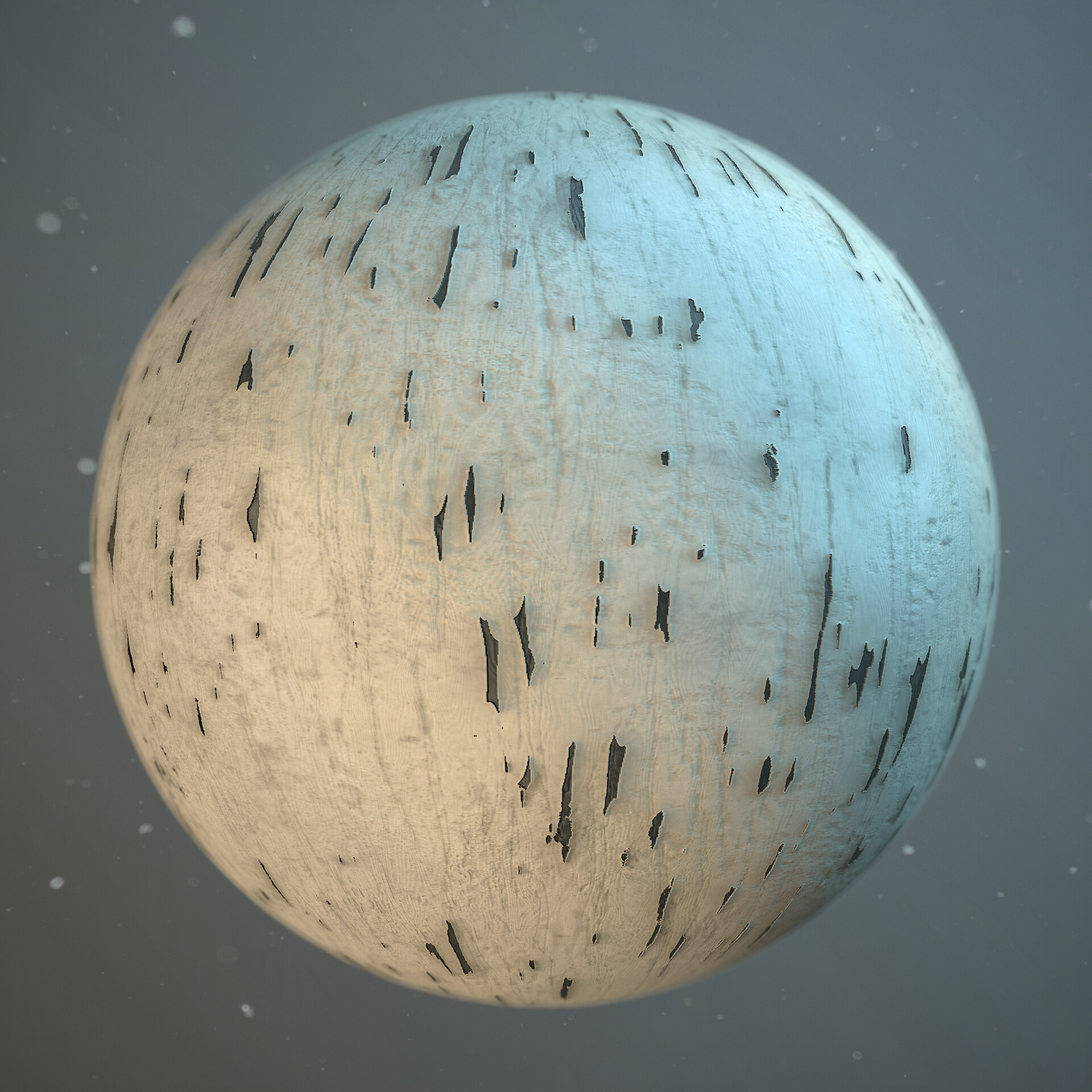 ArtStation - painted wood