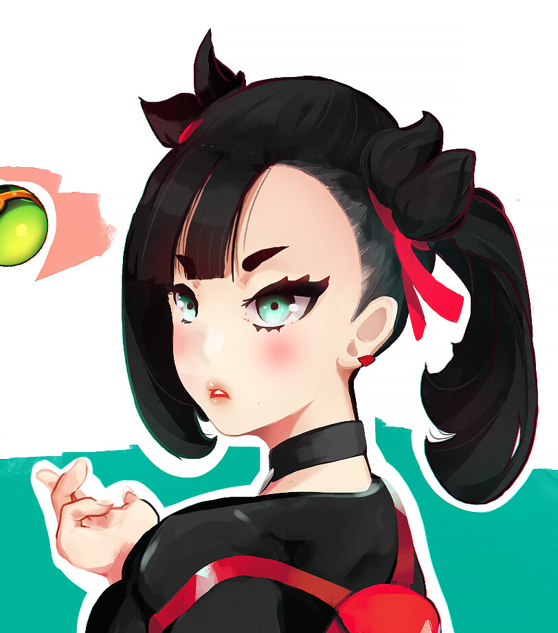 ArtStation - Marnie - Pokemon Shield/Sword