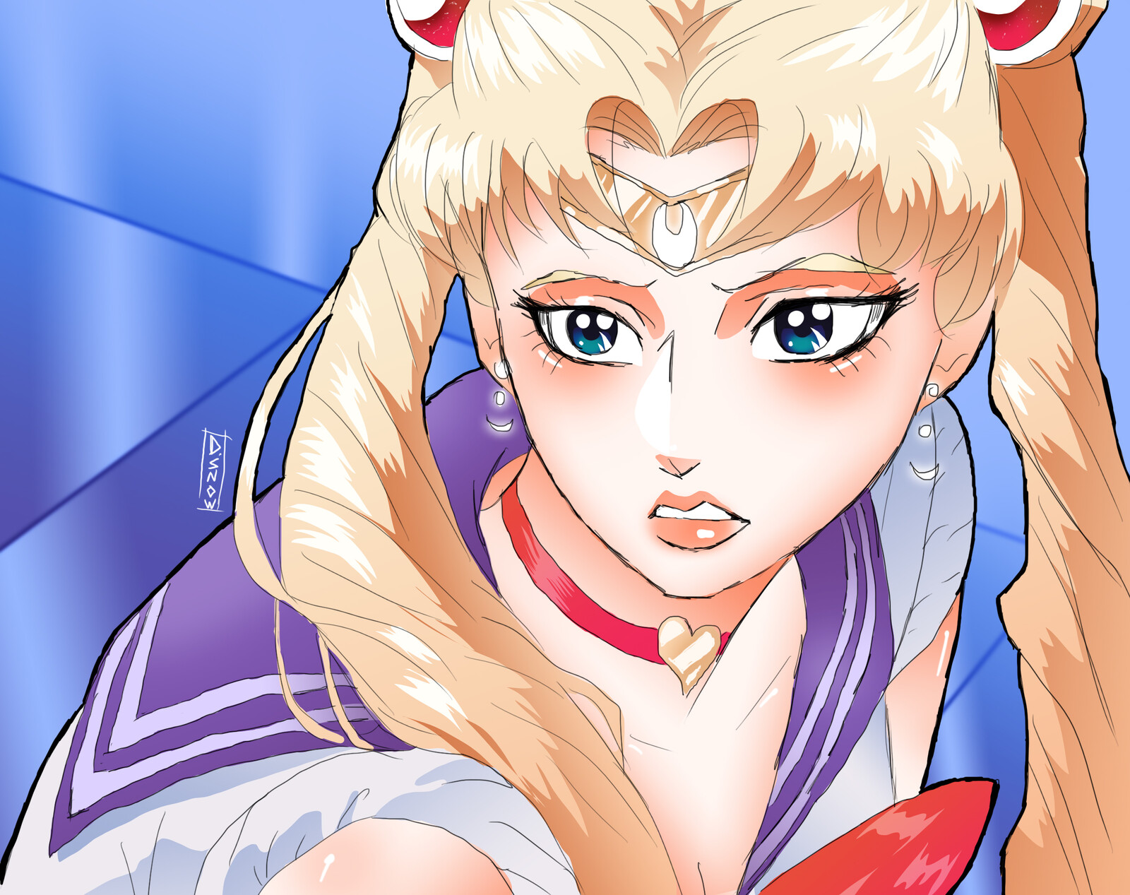 Dear Snow - Sailor Moon: redraw Scene - 1