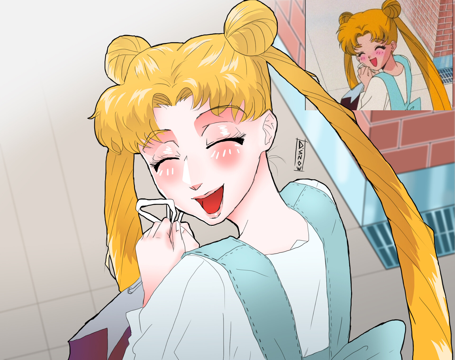ArtStation - Sailor Moon: redraw Scene - 3