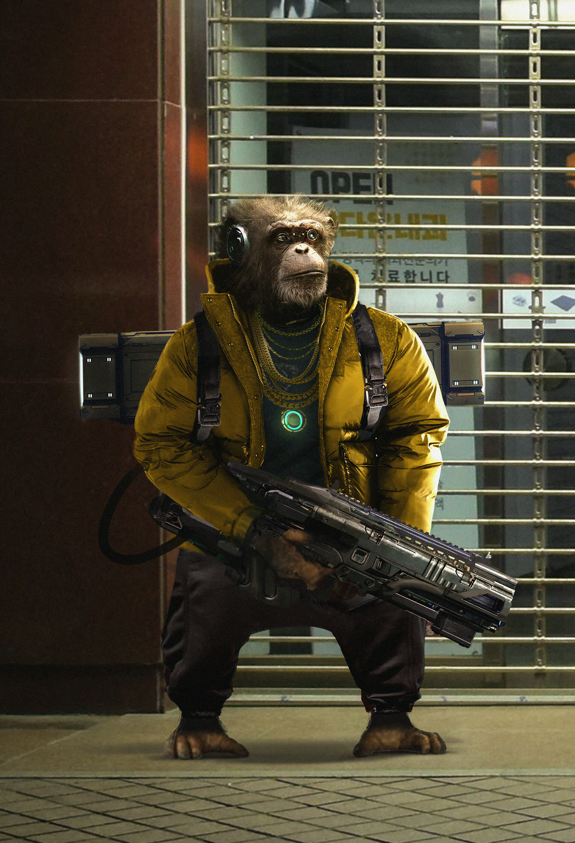 kevin-moran-character-concept-monkey2.jpg (1920×2814)-花瓣网