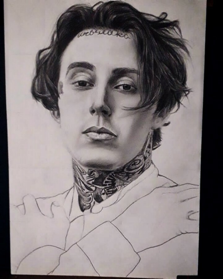 Ronnie Radke Cartoon Drawings