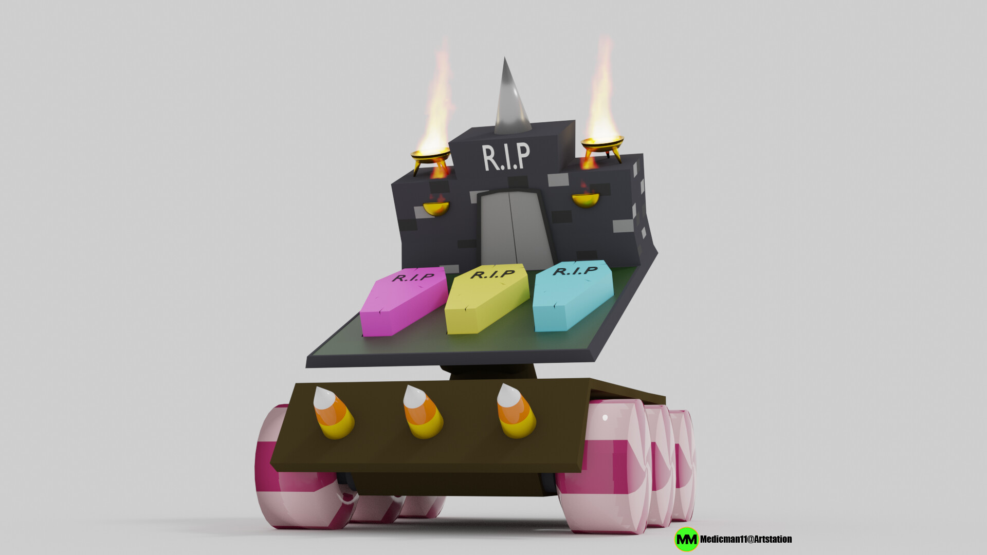 ArtStation - Vehicles of Underfist: Skeleton Launcher (3 of 3)