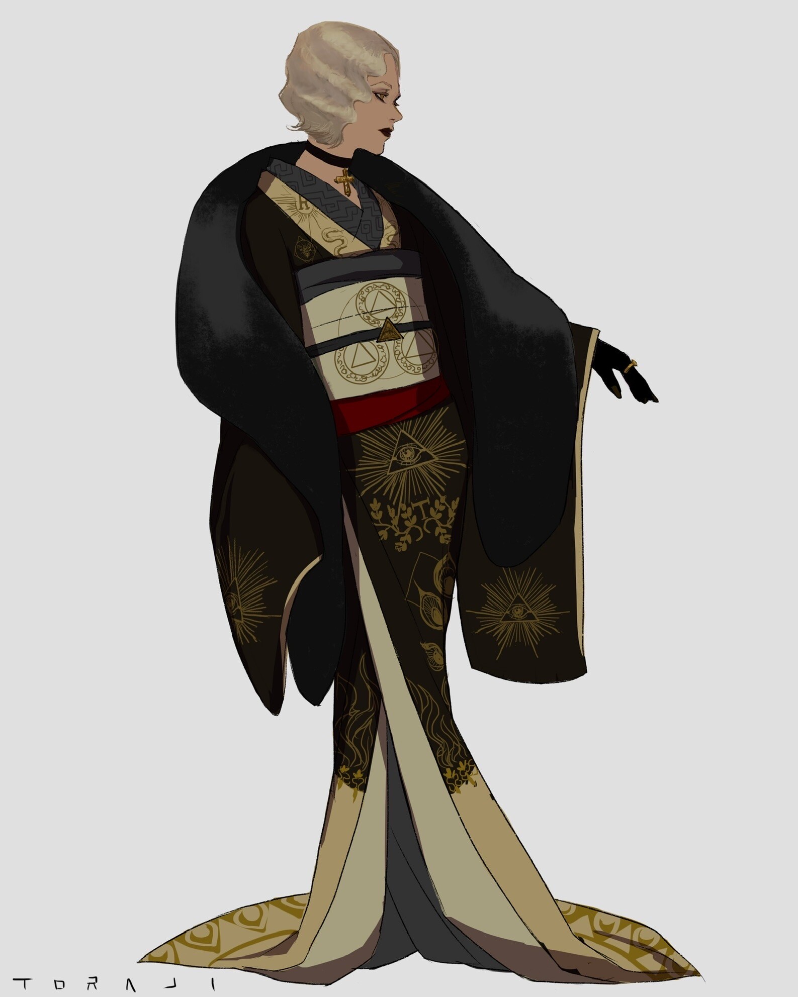 Toraji - Costume idea sketch 3