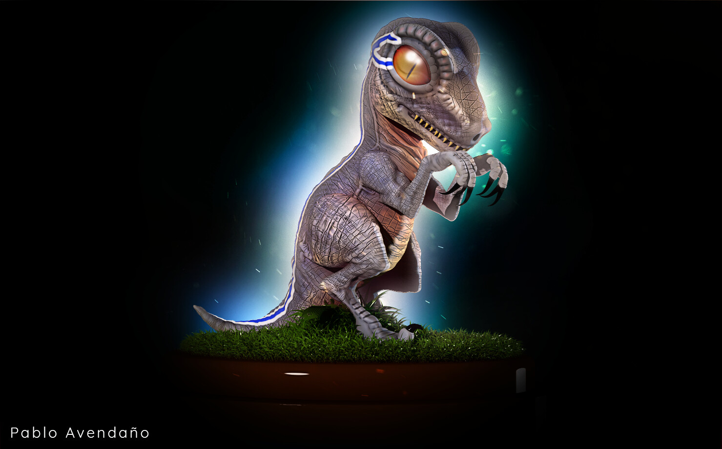 ArtStation - Velociraptor Blue