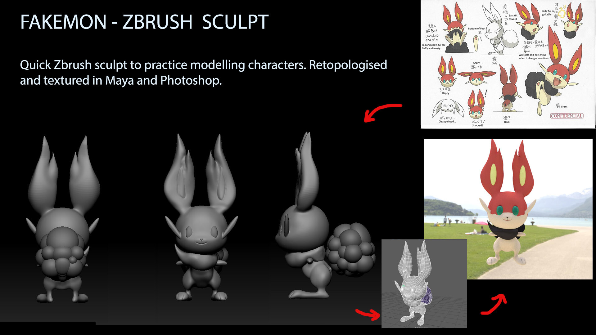 ArtStation - Fakemon Sculpt - Work in Progress