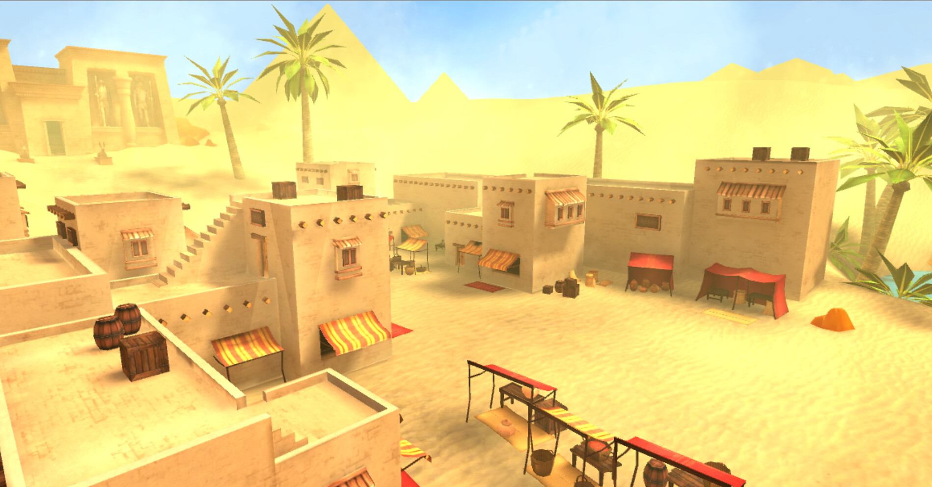 ArtStation - Egypt cartoon 3D environment [exterior/interior]